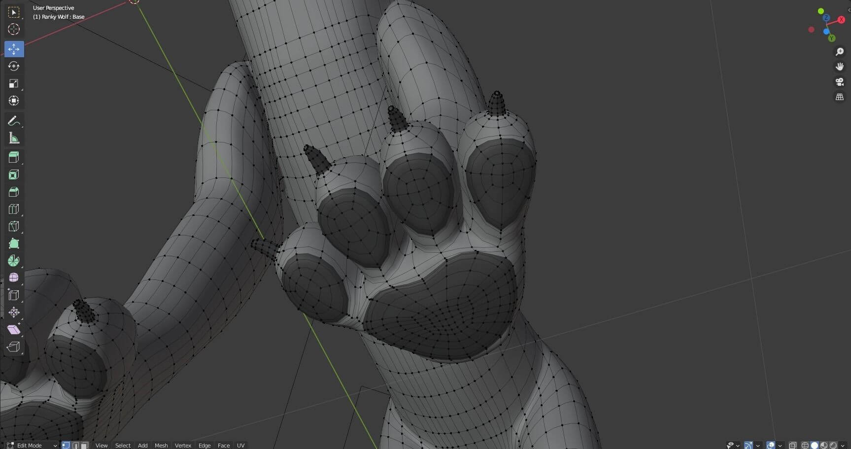 Ranky Wolf - 3D Model by CM Studios