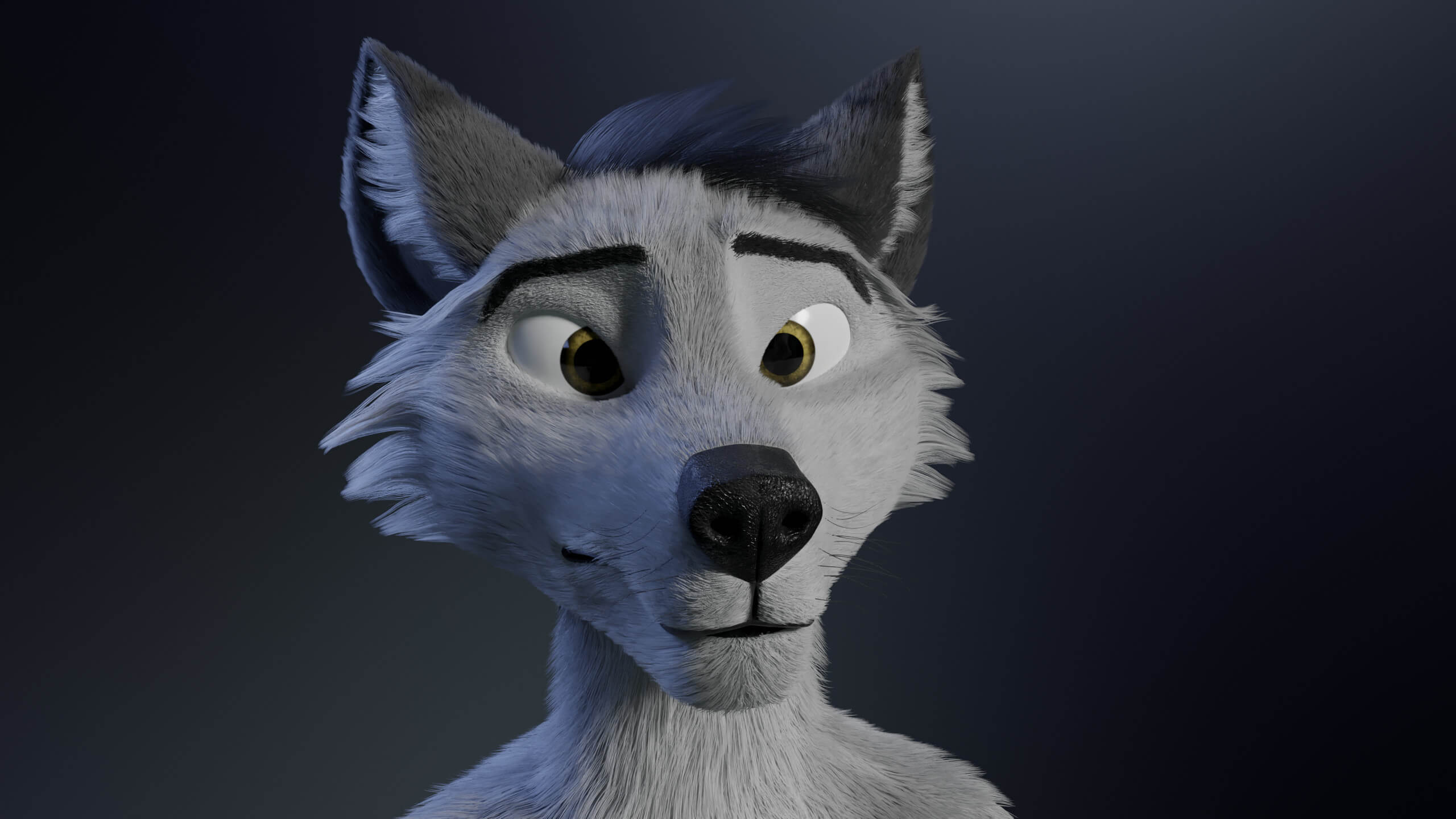 Richard Anthro Wolf - 3D Model by CM Studios