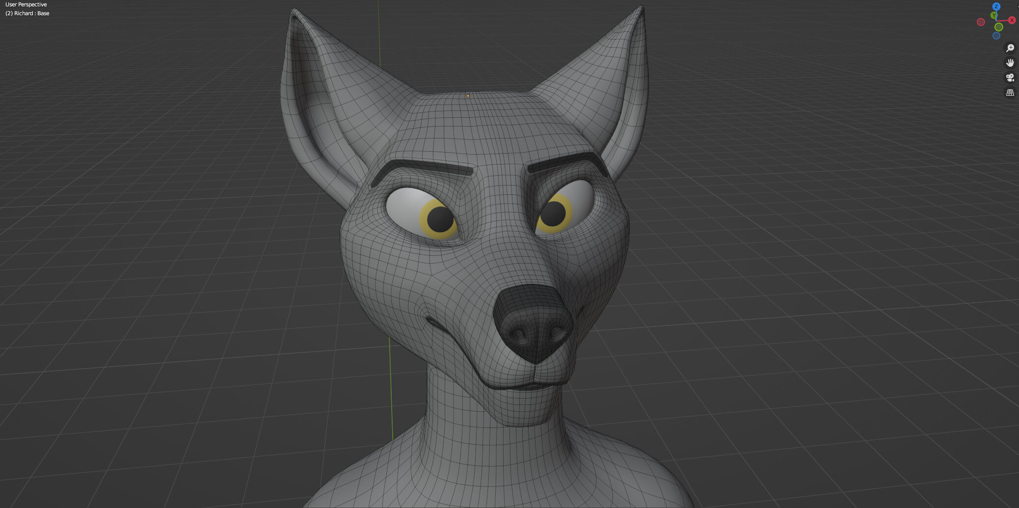 Richard Anthro Wolf - 3D Model by CM Studios