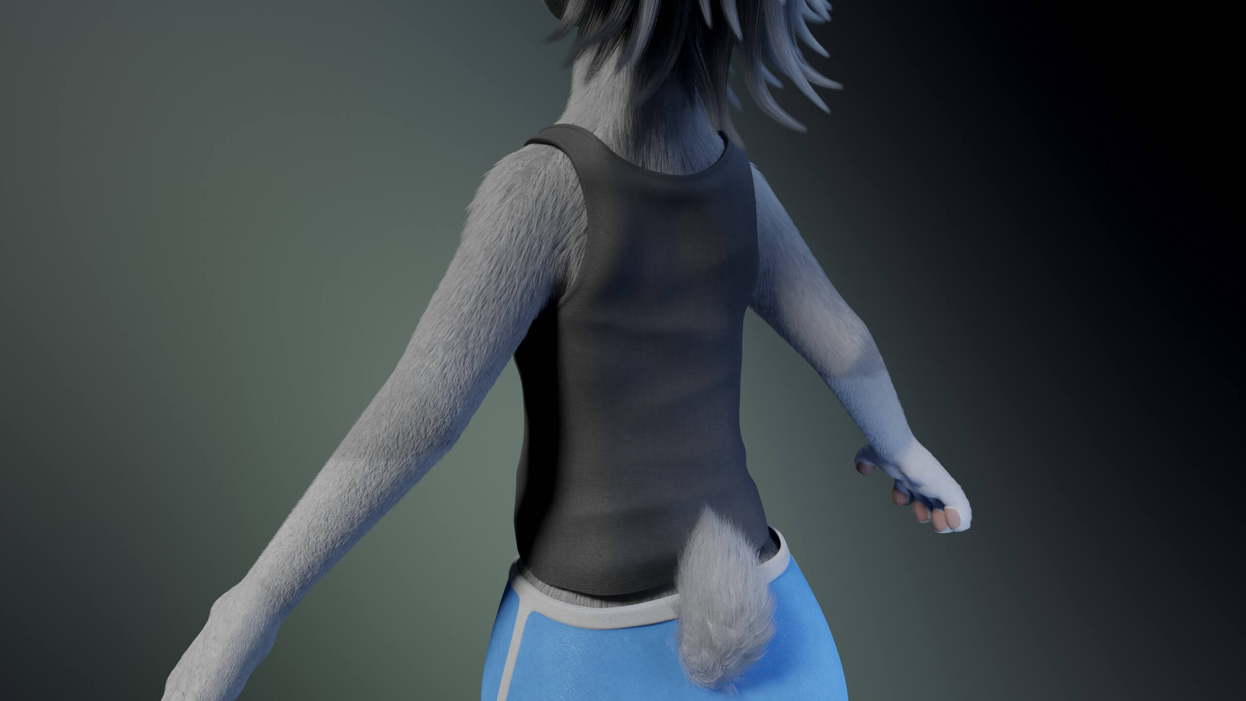 Sara Anthro Rabbit - 3D Model by CM Studios