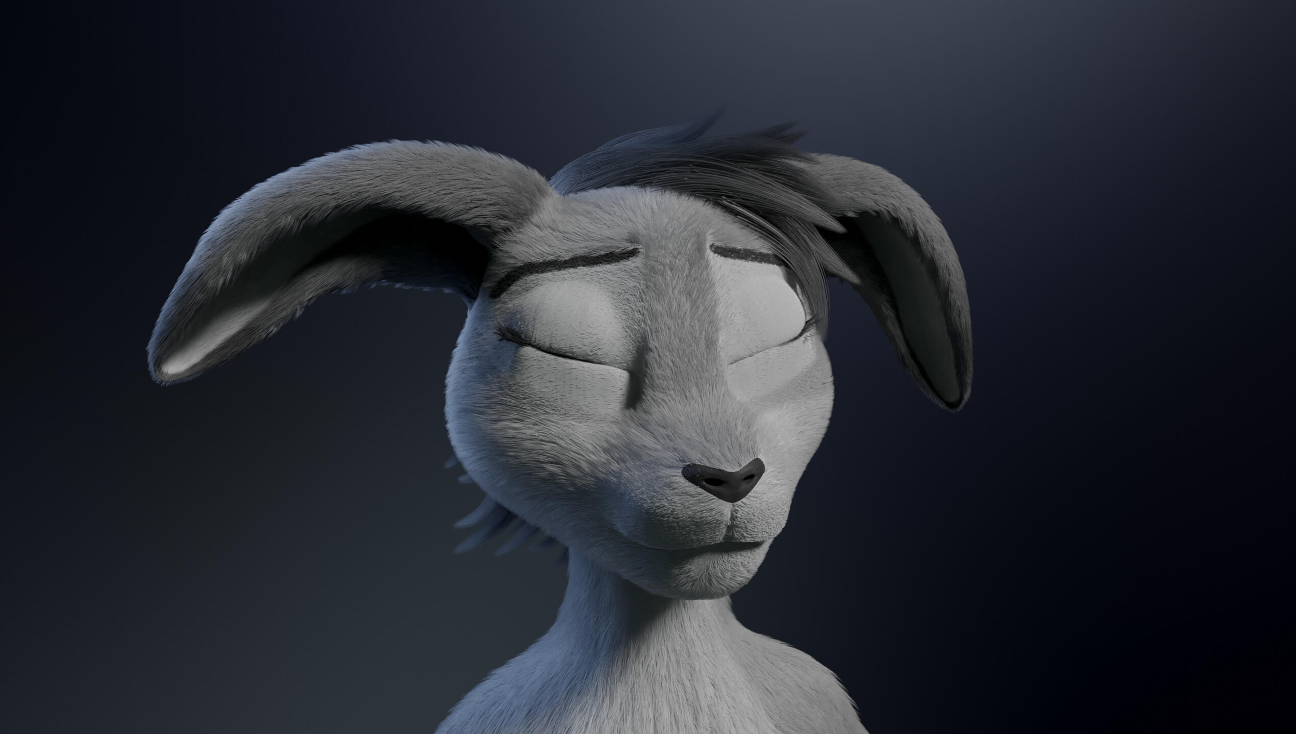 Sara Anthro Rabbit - 3D Model by CM Studios