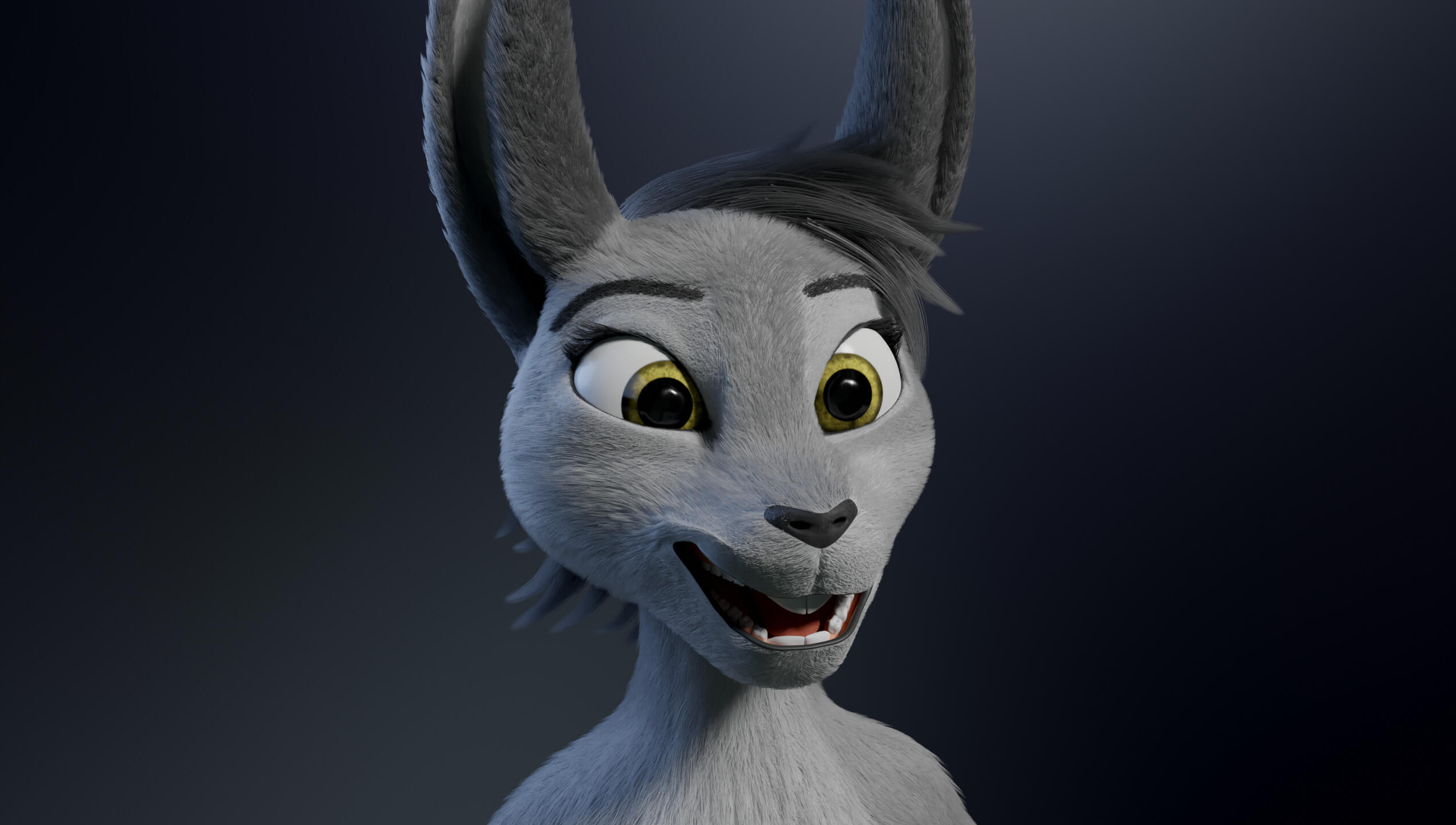 Sara Anthro Rabbit - 3D Model by CM Studios