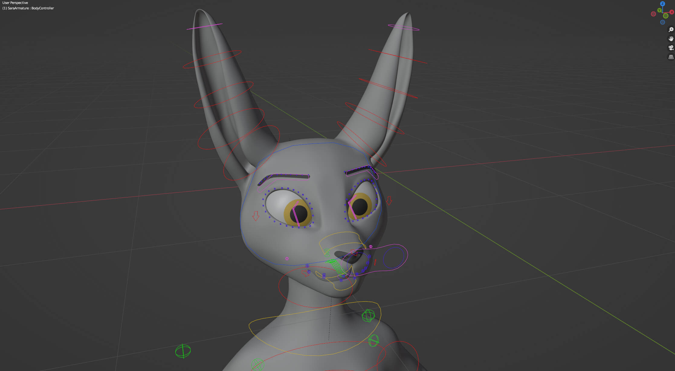 Sara Anthro Rabbit - 3D Model by CM Studios