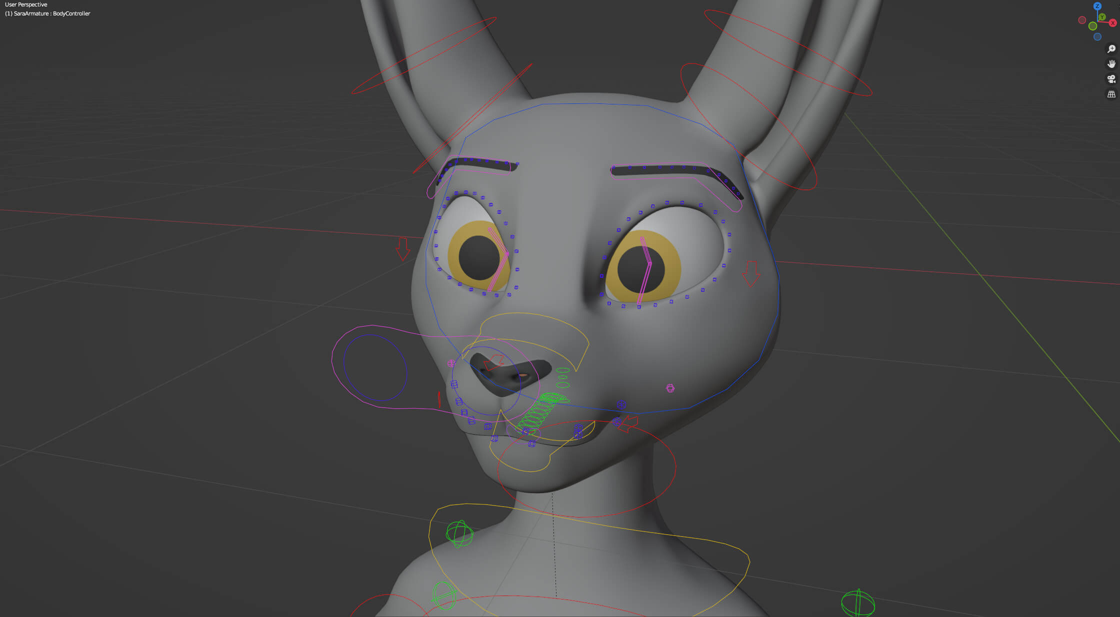 Sara Anthro Rabbit - 3D Model by CM Studios