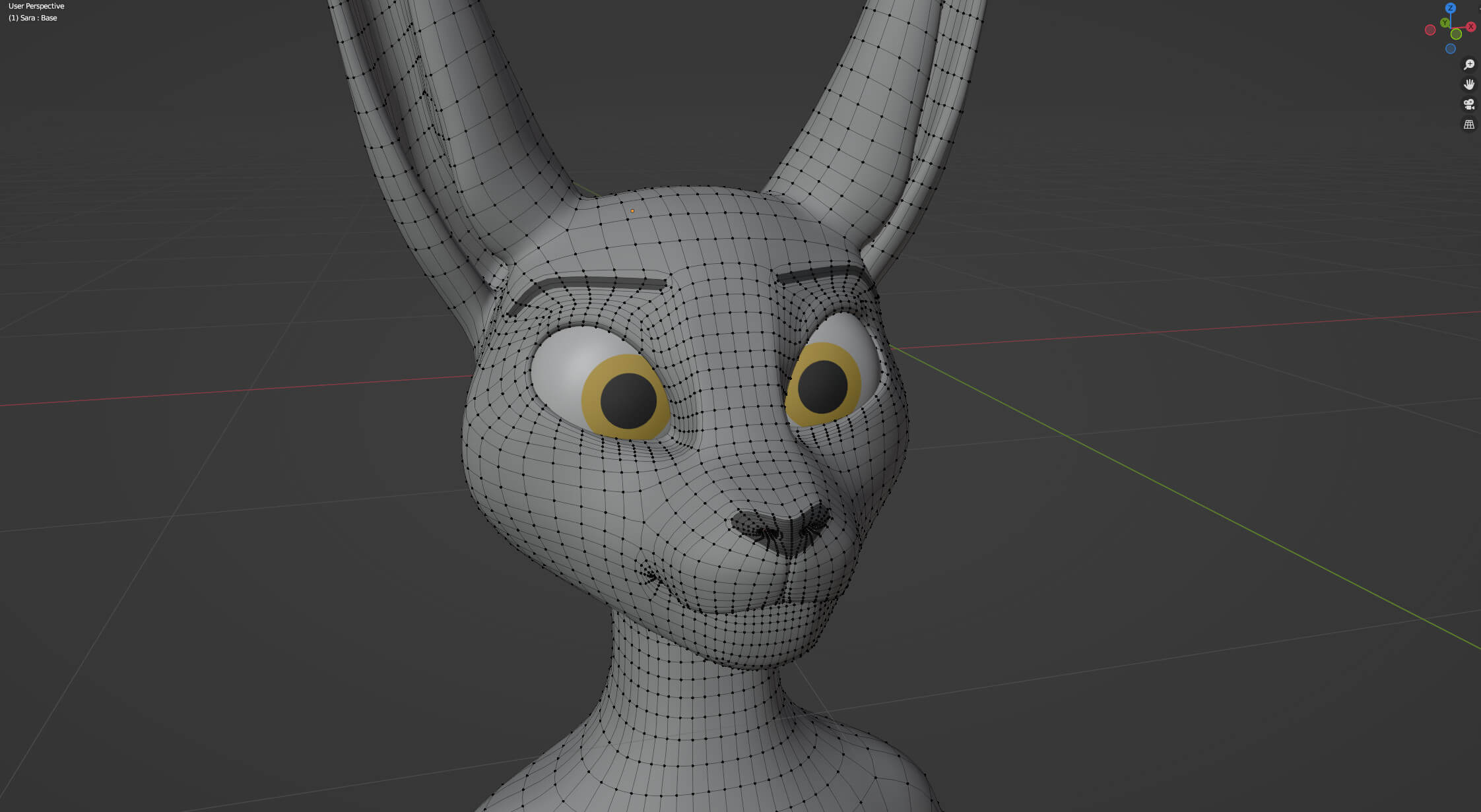 Sara Anthro Rabbit - 3D Model by CM Studios