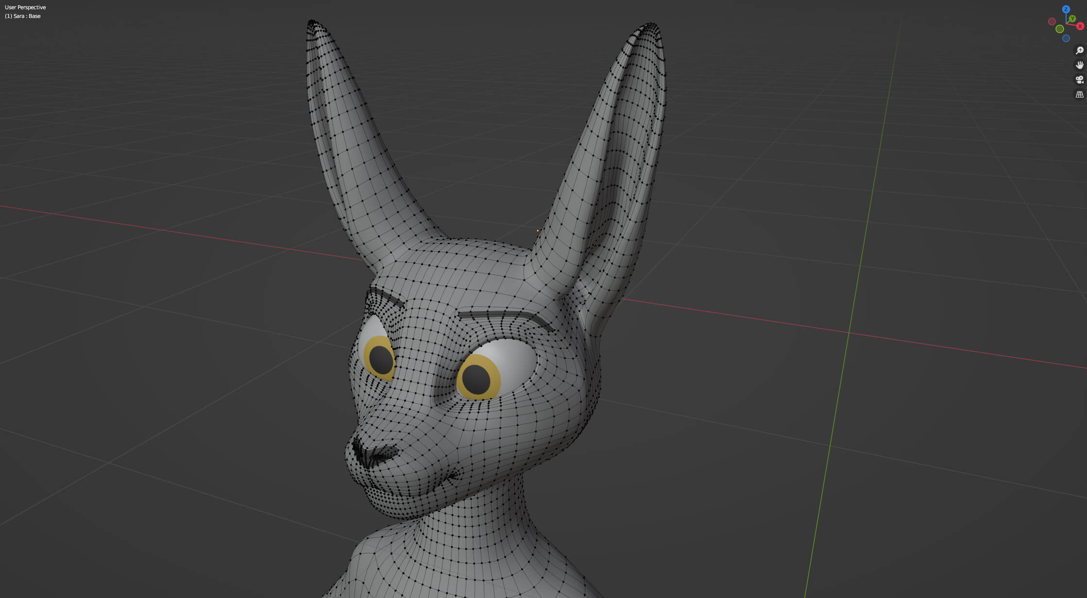 Sara Anthro Rabbit - 3D Model by CM Studios