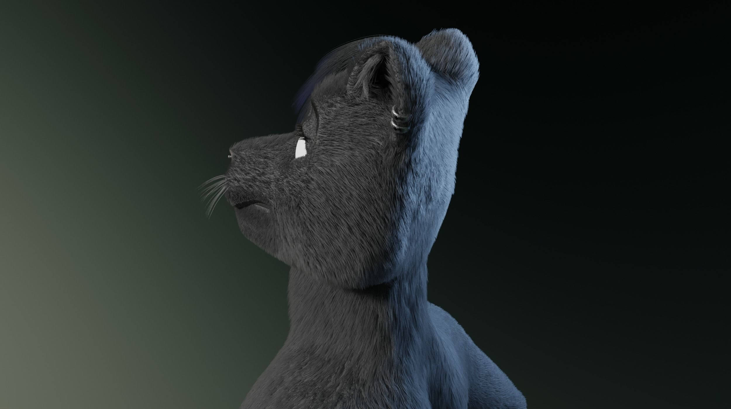 Tasha Anthro Panther - 3D Model by CM Studios