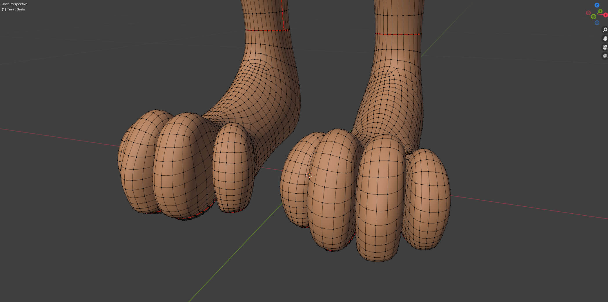 Tess Anthro Tiger - 3D Model by CM Studios