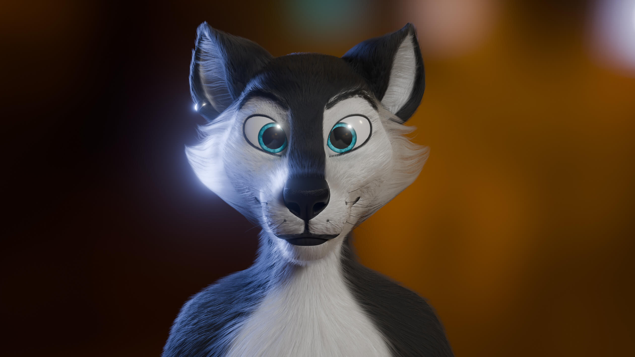 Thomas Anthro Husky - 3D Model by CM Studios
