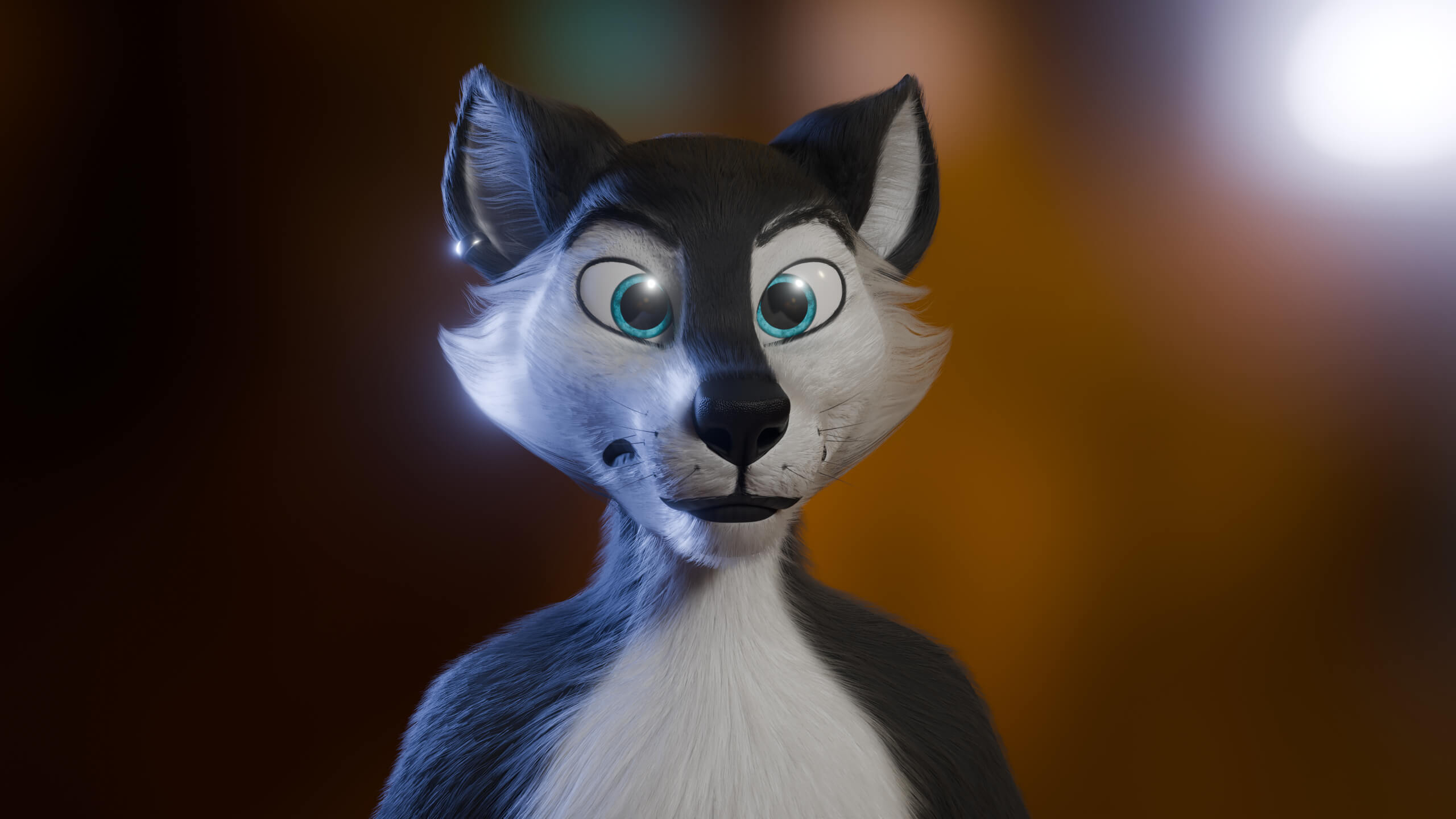Thomas Anthro Husky - 3D Model by CM Studios