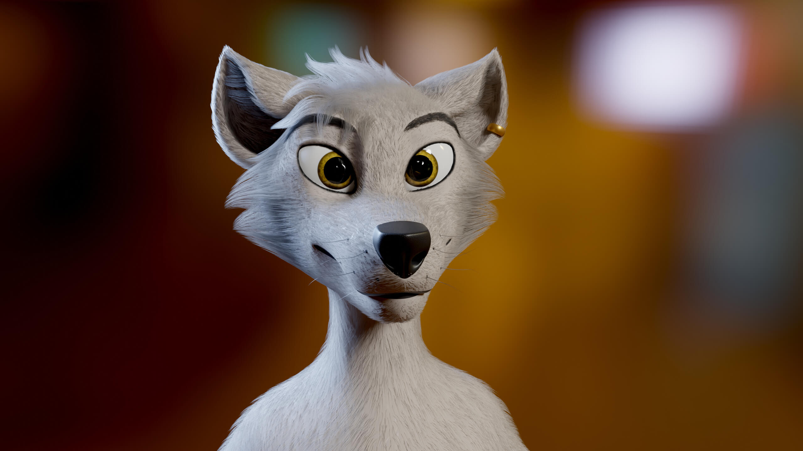 Victor Anthro Wolf - 3D Model by CM Studios