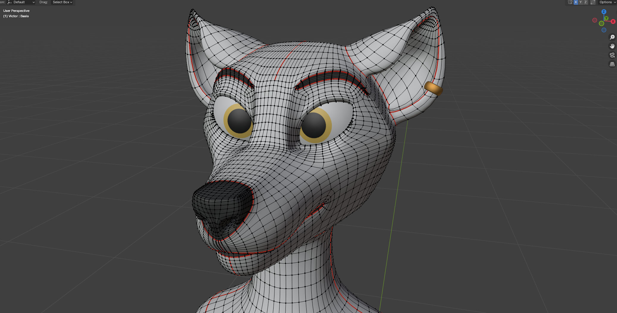 Victor Anthro Wolf - 3D Model by CM Studios