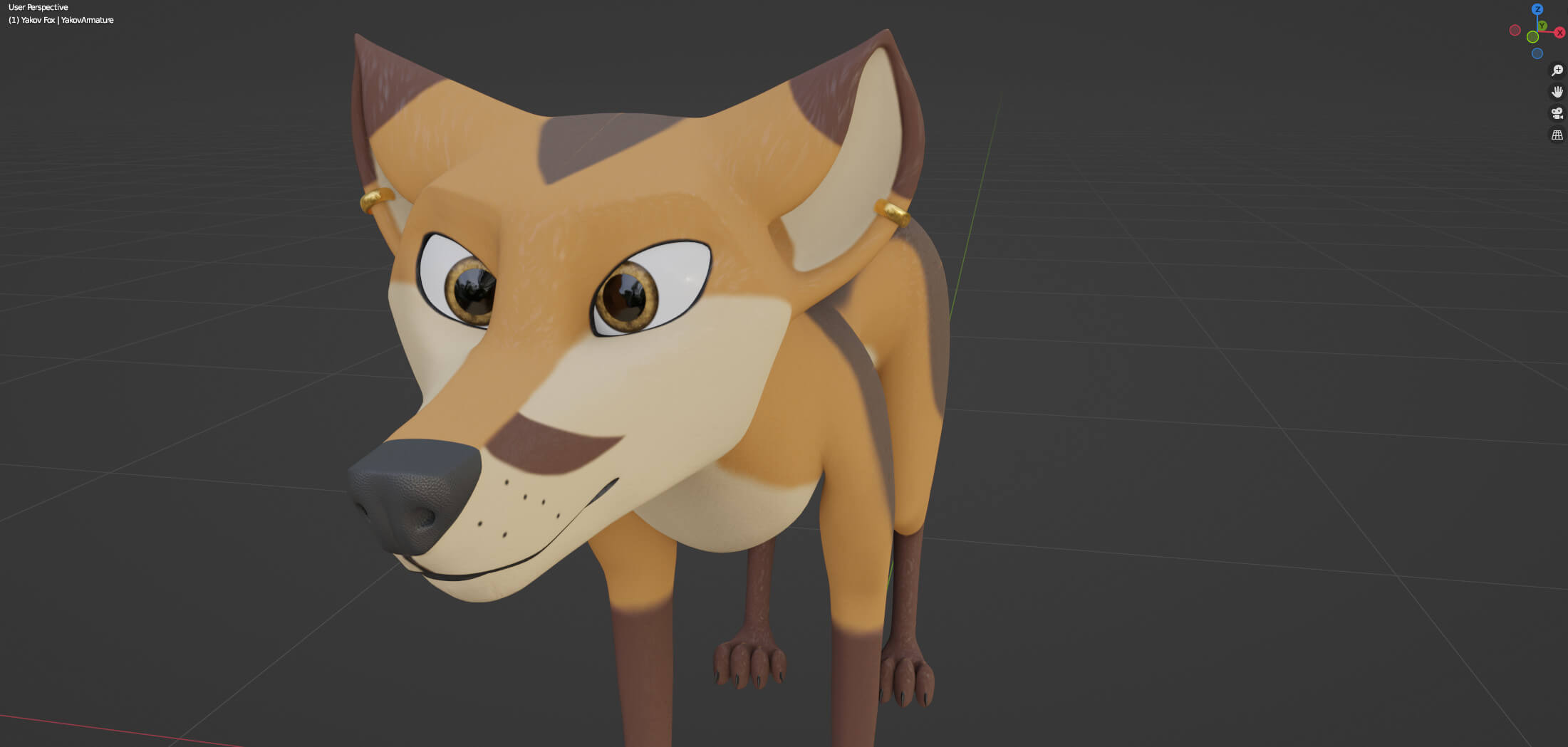 Yakov Fox 3D Model by CM Studios