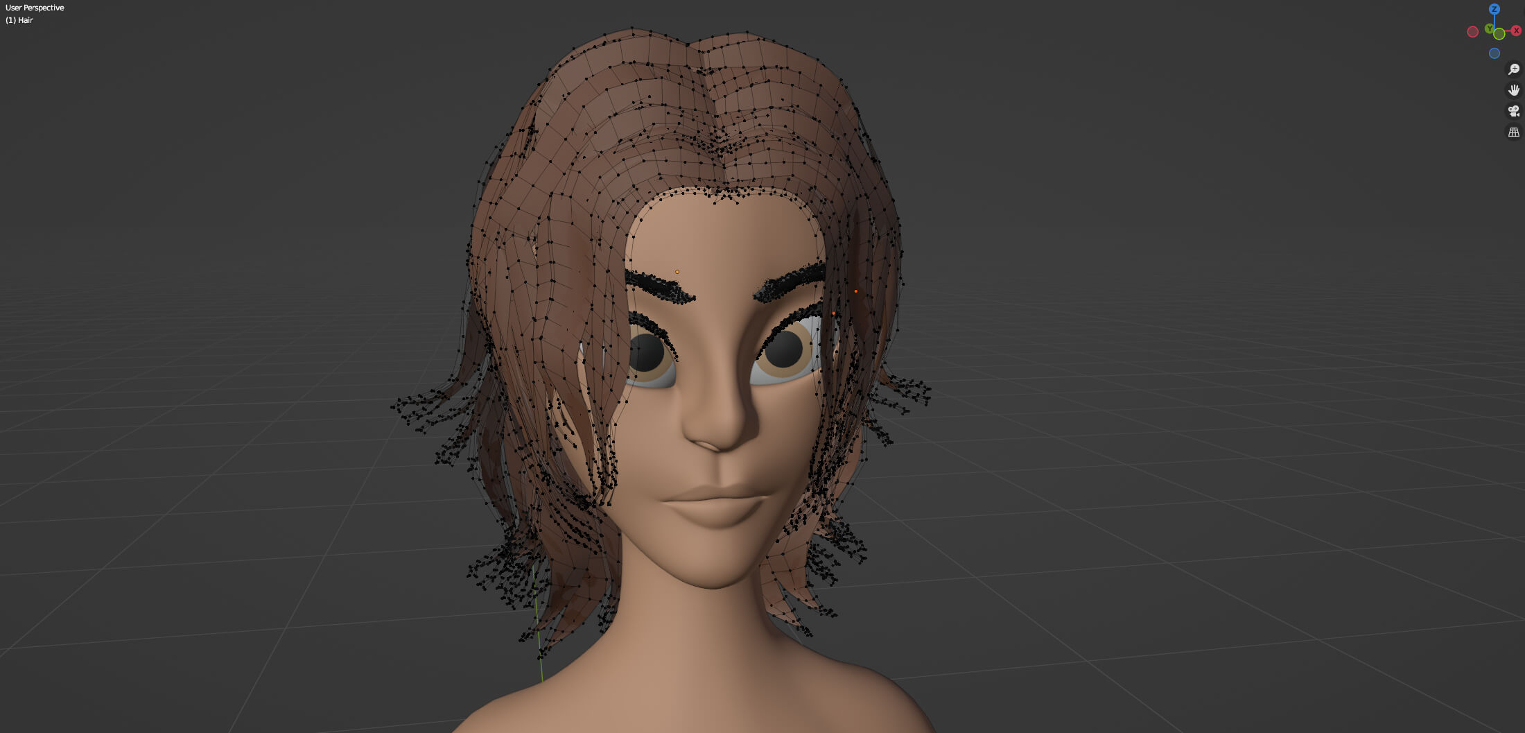 Yara Cartoon Woman - Free 3D Model by CM Studios