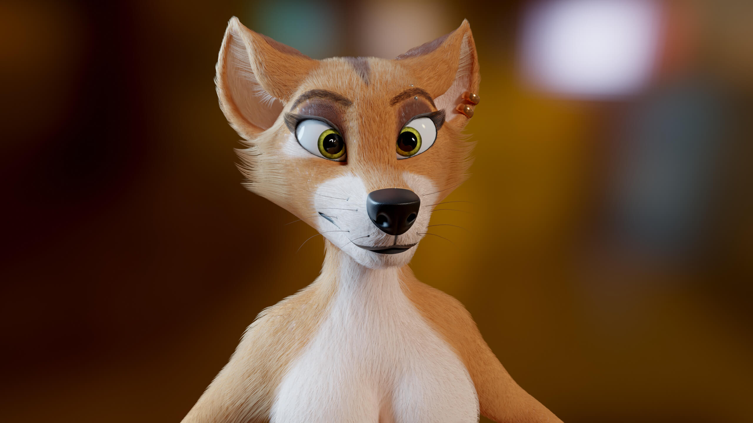 Yelena Anthro Dingo - 3D Model by CM Studios
