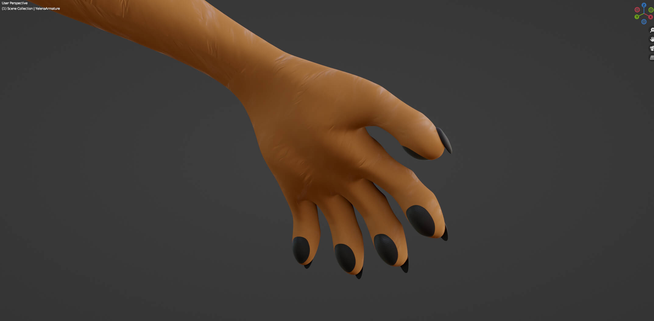 Yelena Anthro Dingo - 3D Model by CM Studios