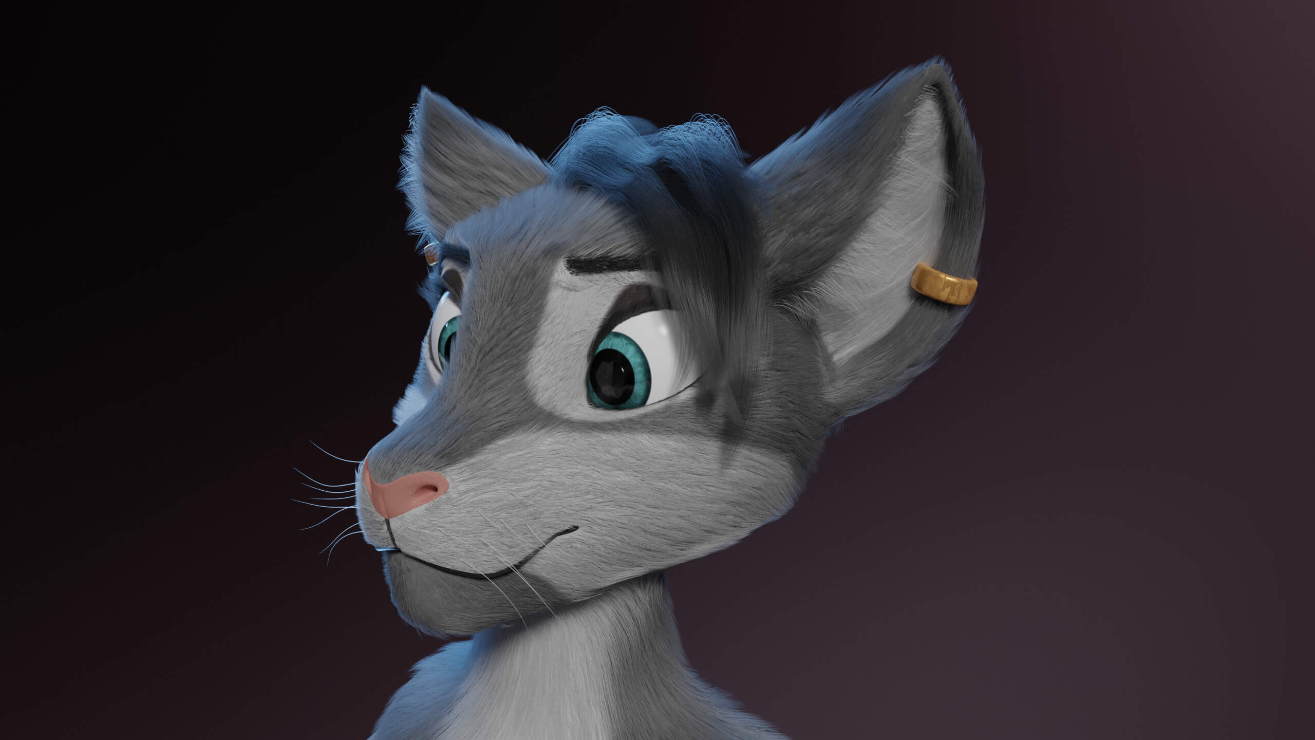 Yennifer Anthro Cat - 3D Model by CM Studios