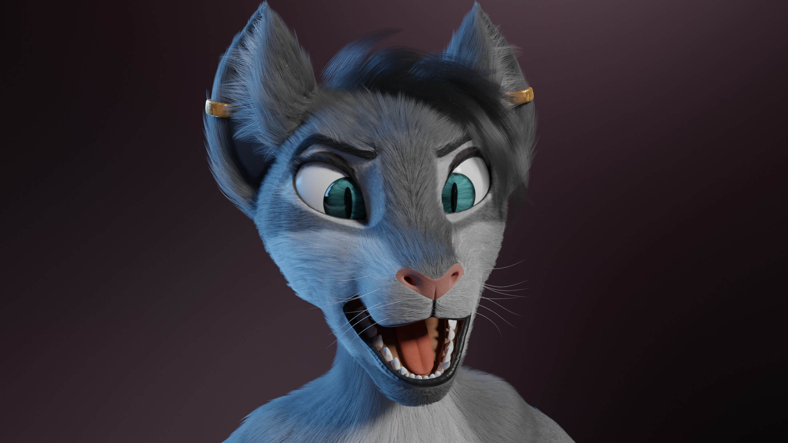 Yennifer Anthro Cat - 3D Model by CM Studios