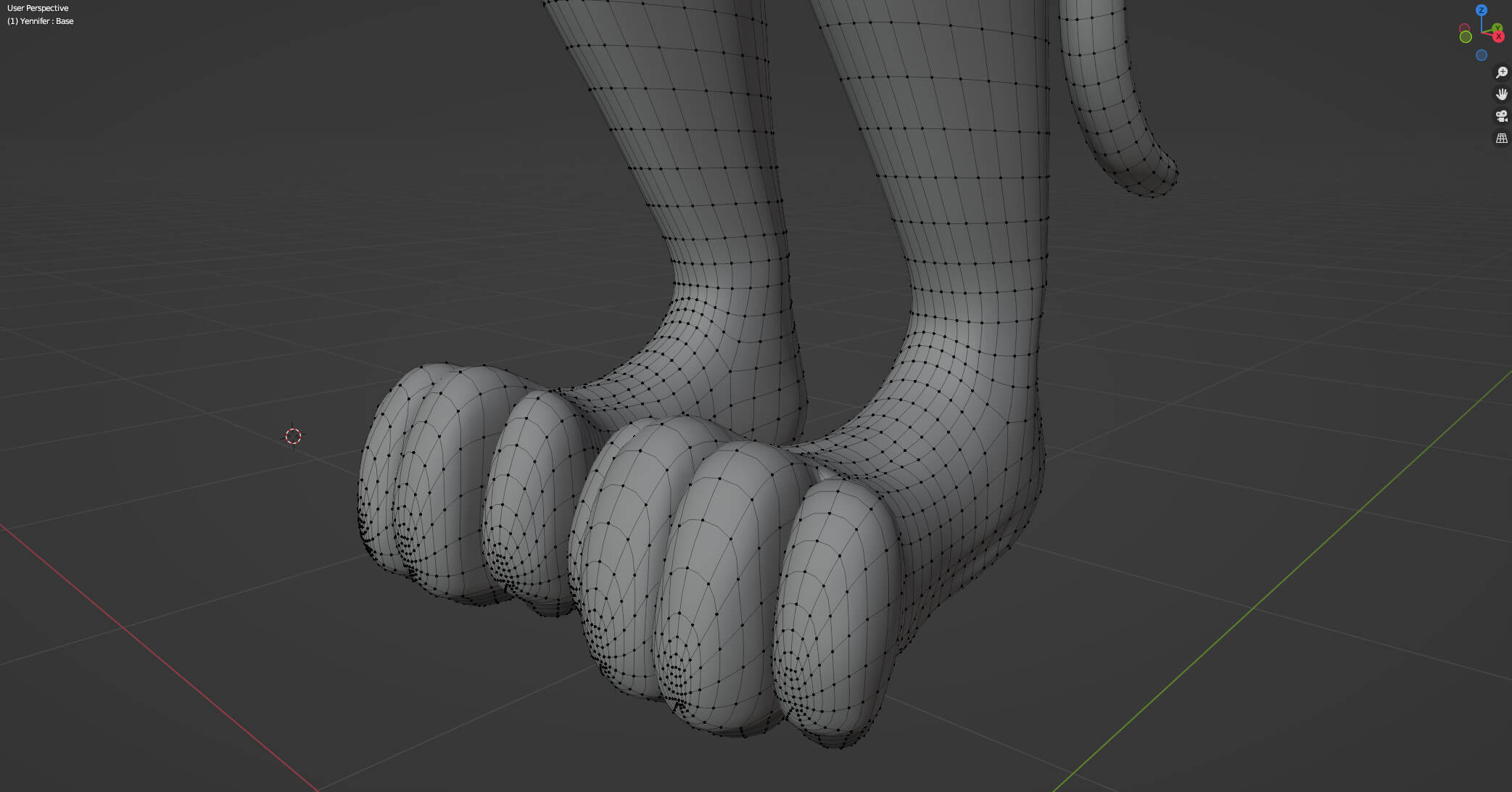 Yennifer Anthro Cat - 3D Model by CM Studios