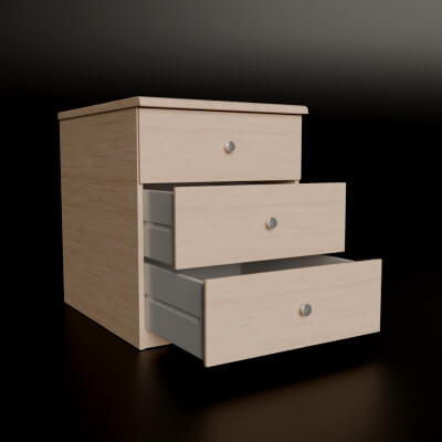 Obj 3D Models | Furniture | Dressers | RenderHub