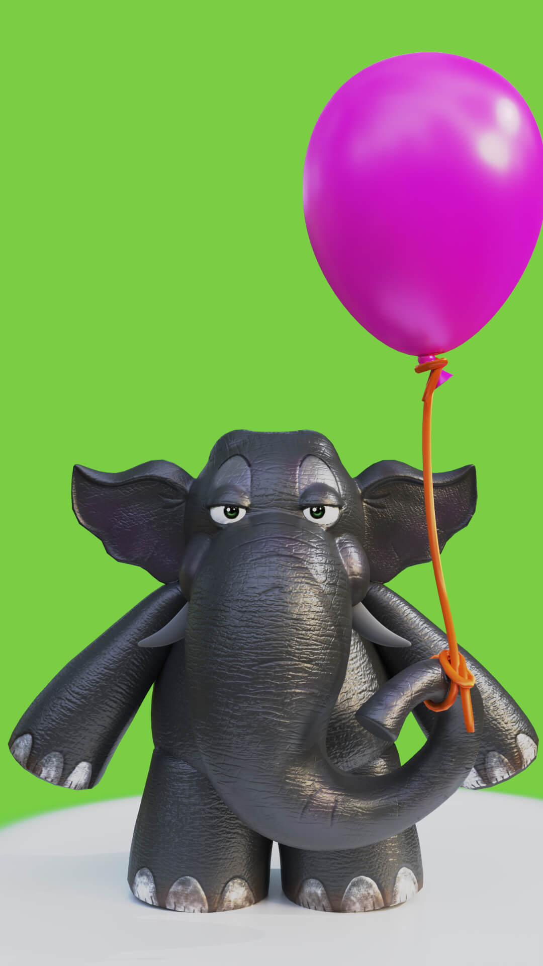 Elephant Character - Girl 3D Model by Codenbuger
