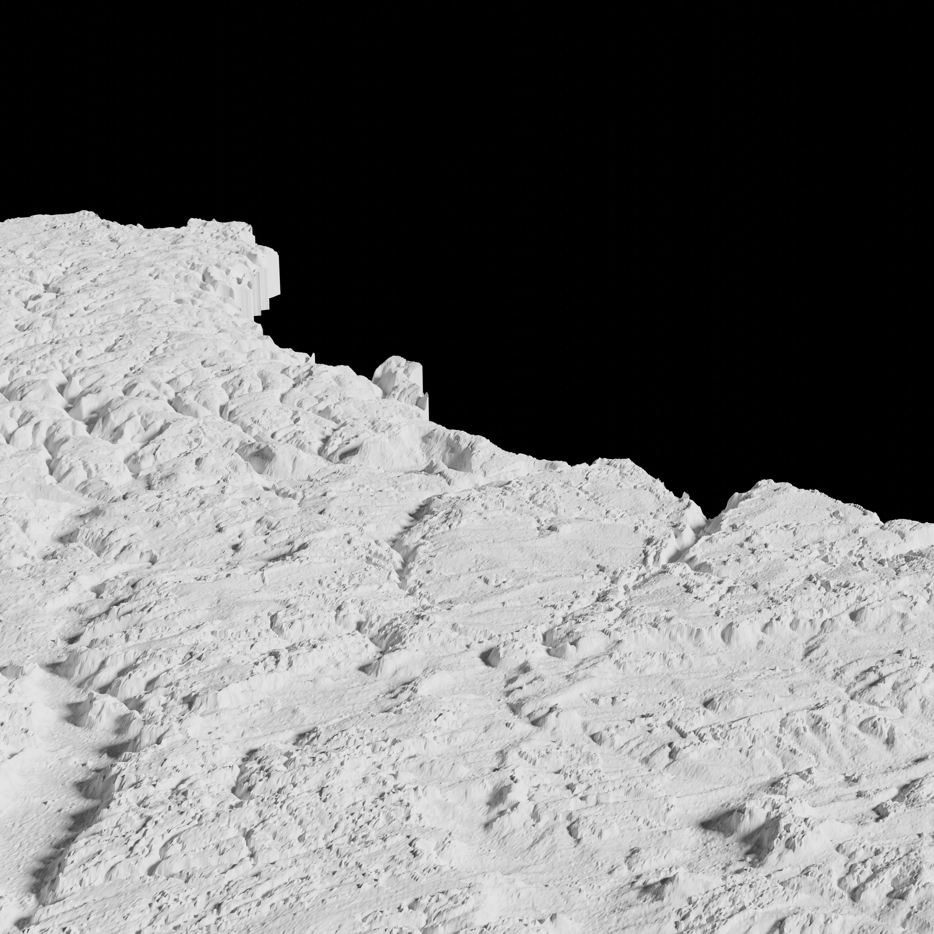 3D Country Map of Luxembourg Topographic Map - 3D Terrain by Codingry