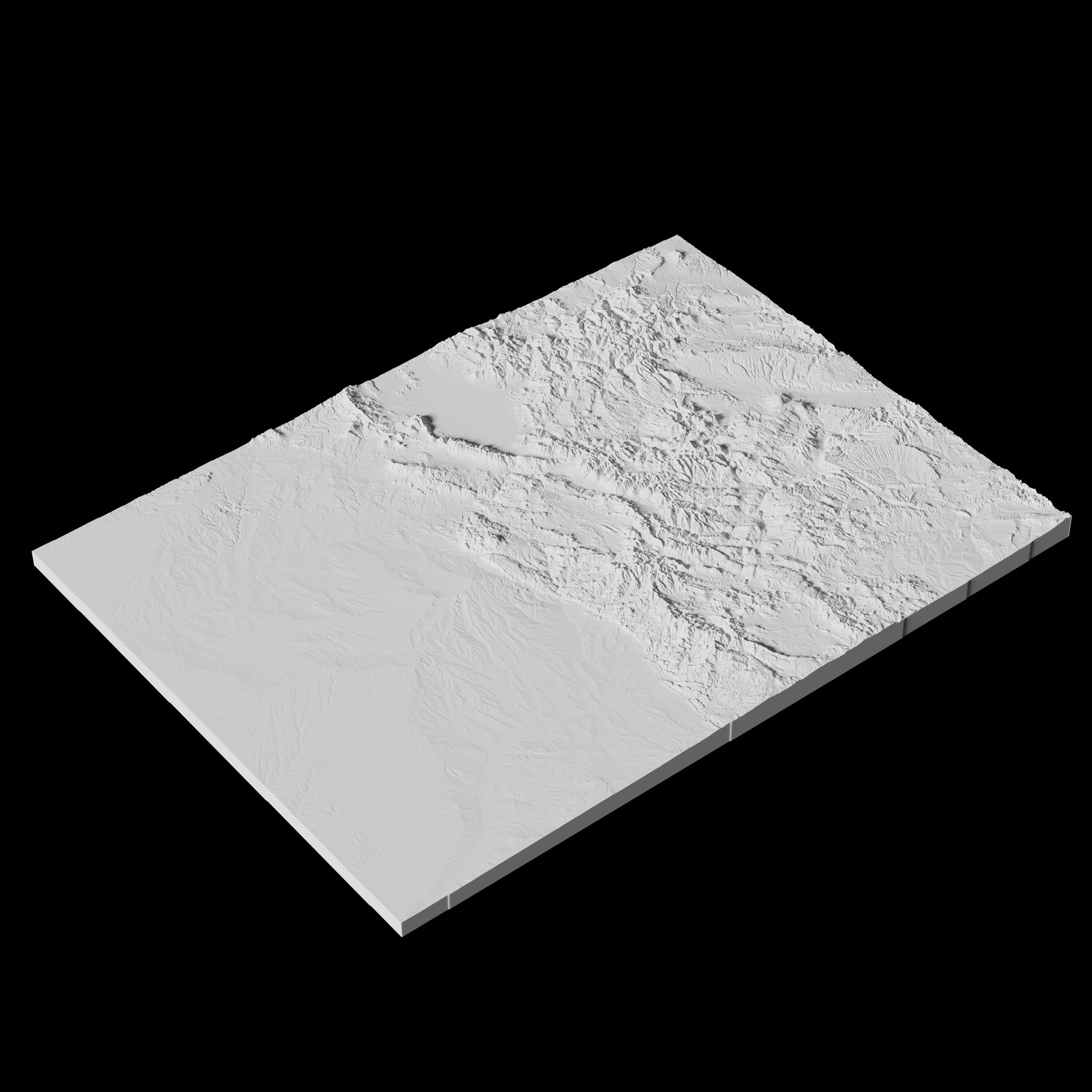 USA State of Colorado Topographic Map - 3D Terrain by Codingry