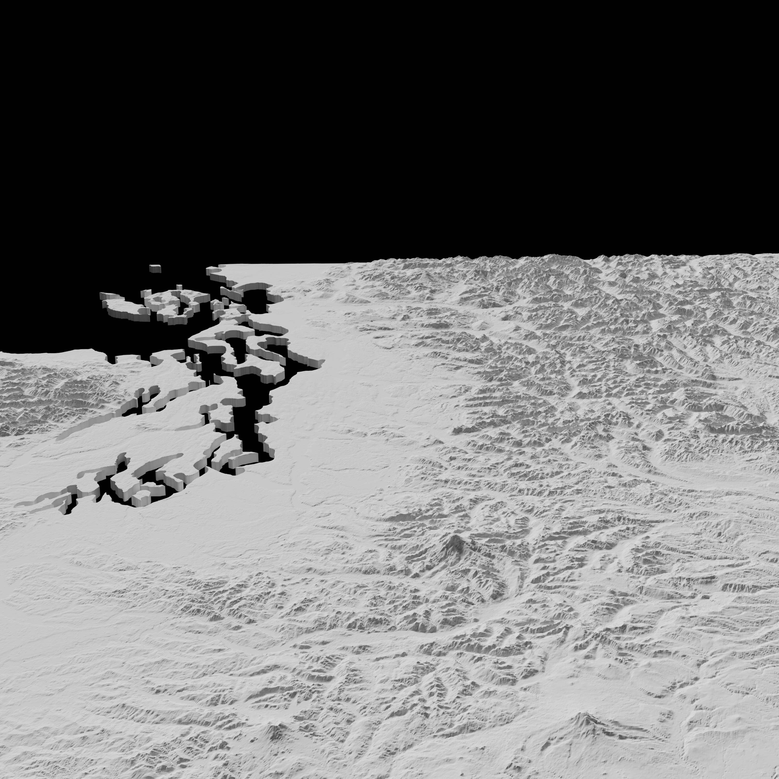 USA State of Washington Topographic Map - 3D Terrain by Codingry
