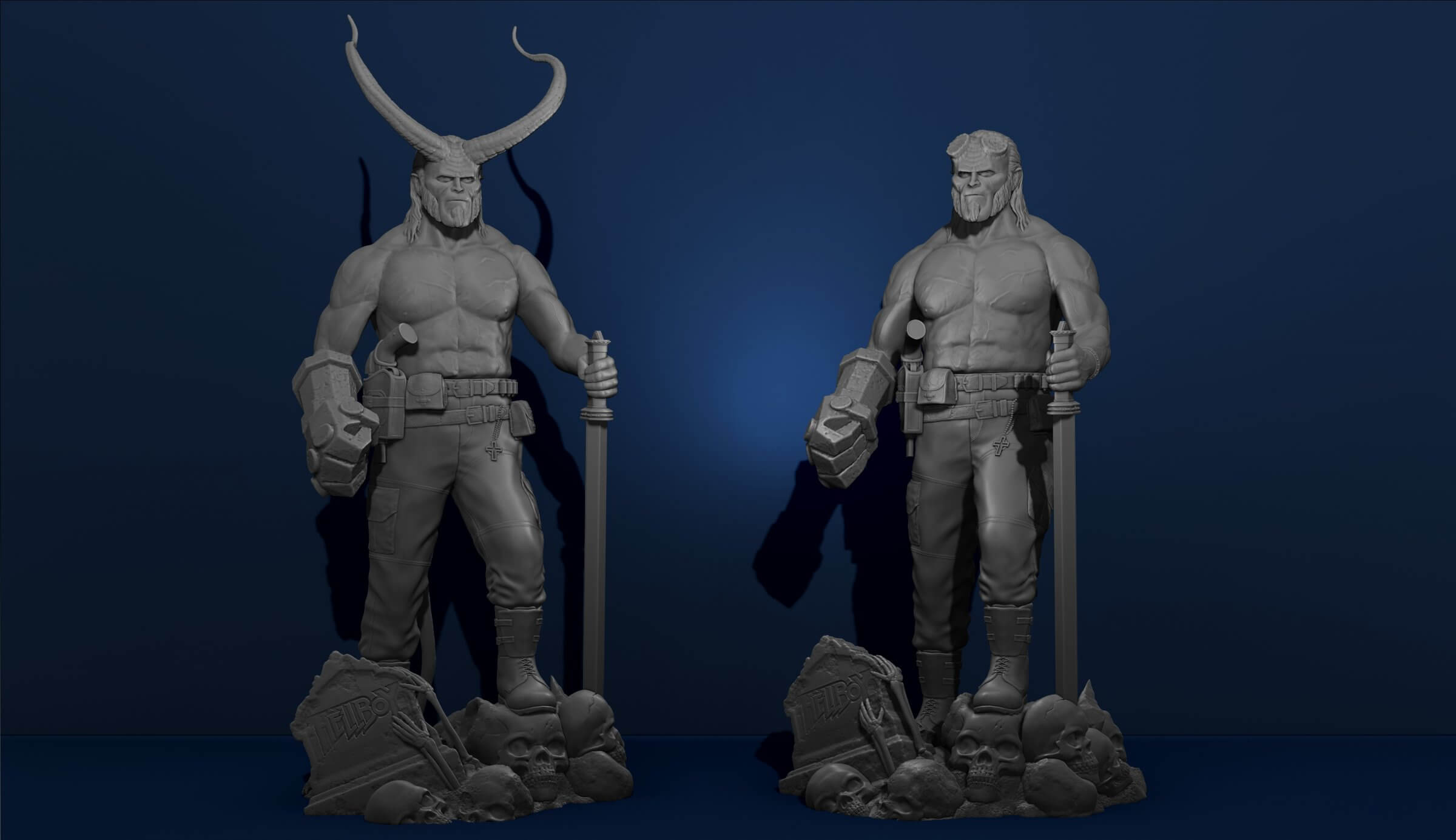 HellBoy Action Figure - 3D Model by Cody3D
