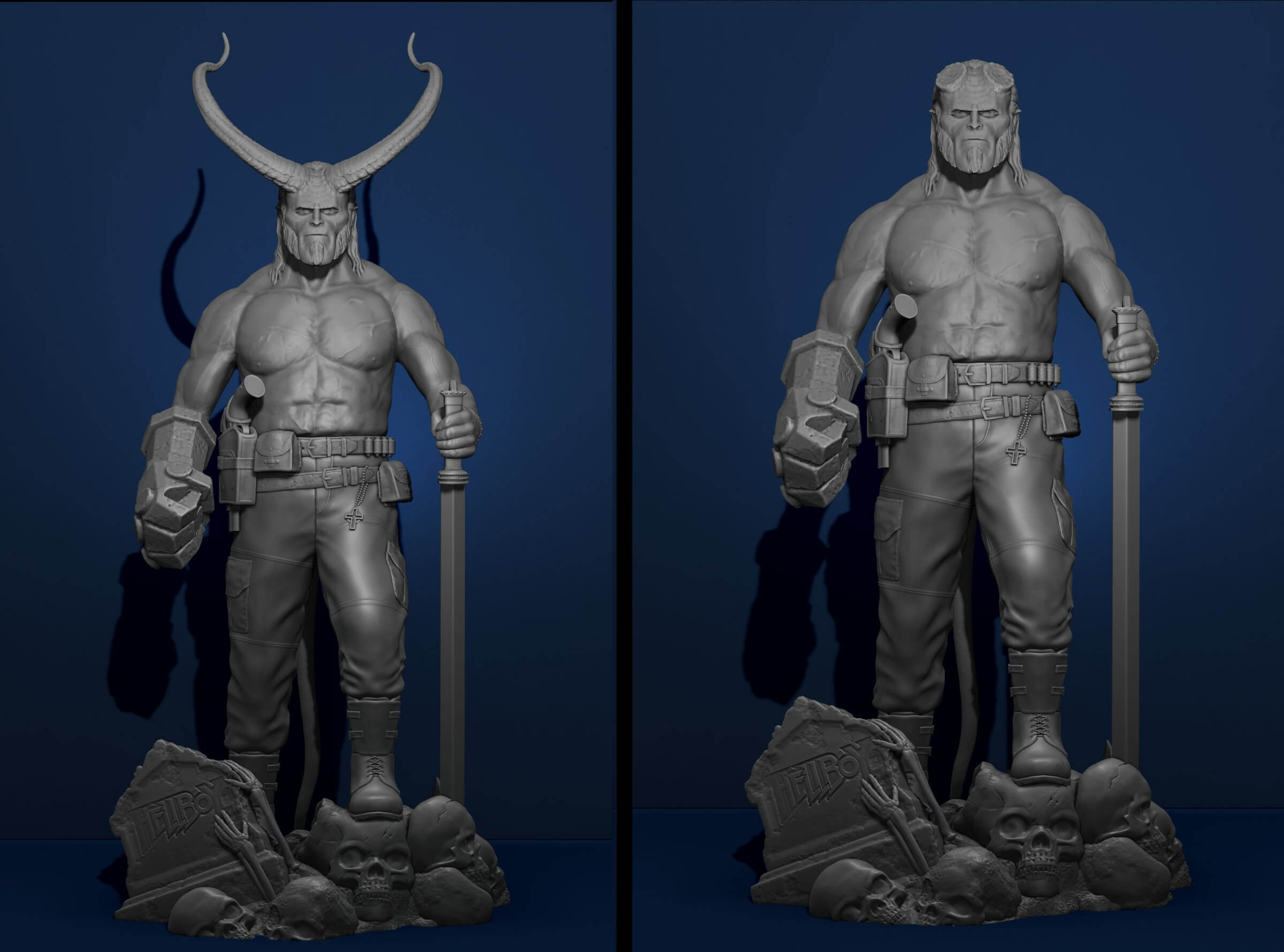 HellBoy Action Figure - 3D Model by Cody3D