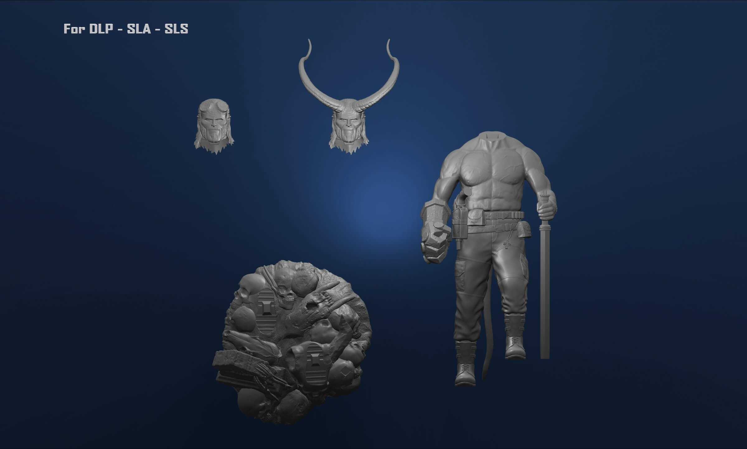 HellBoy Action Figure - 3D Model by Cody3D