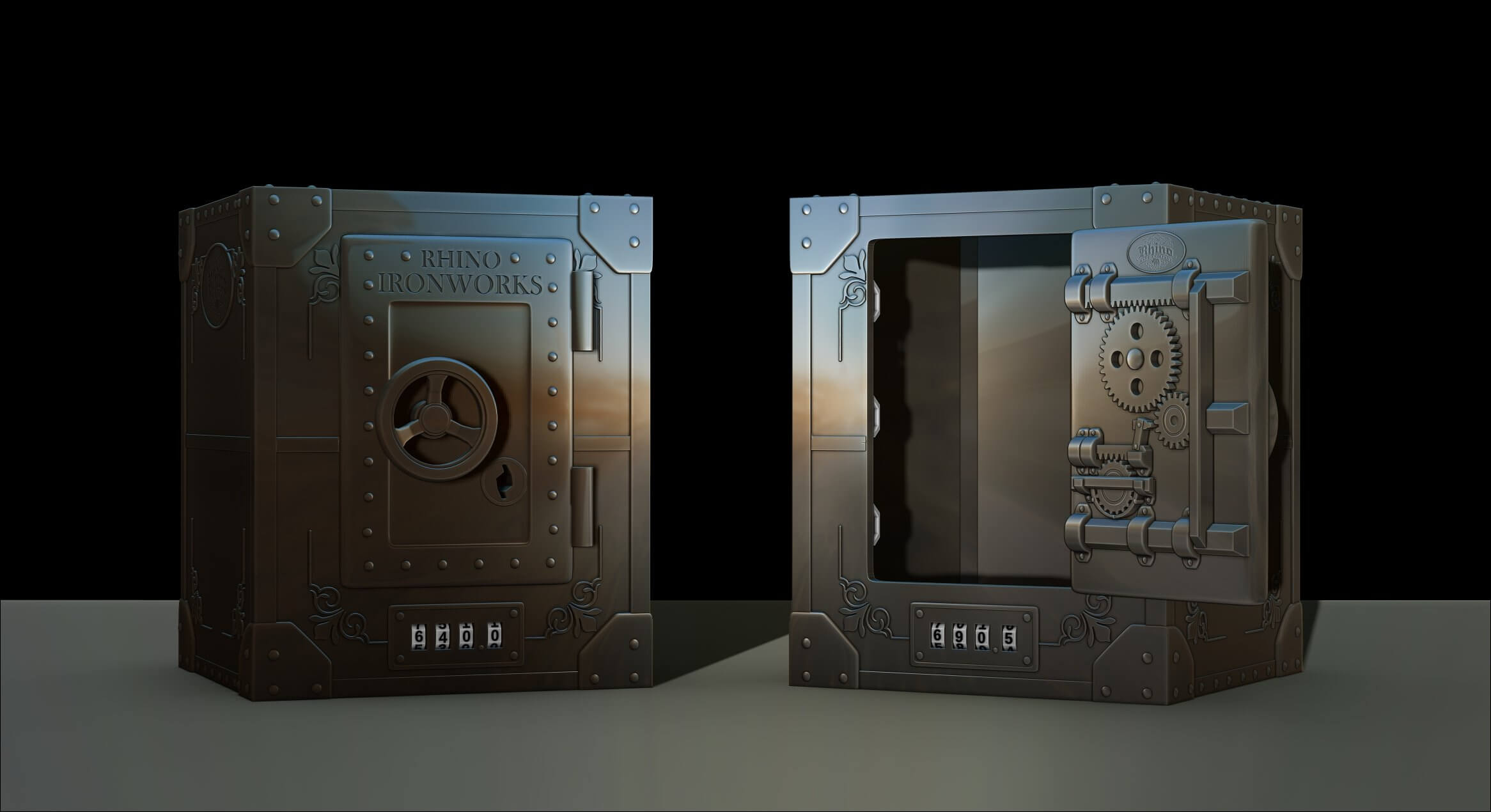 Money Box Safe - 3D Model by Cody3D