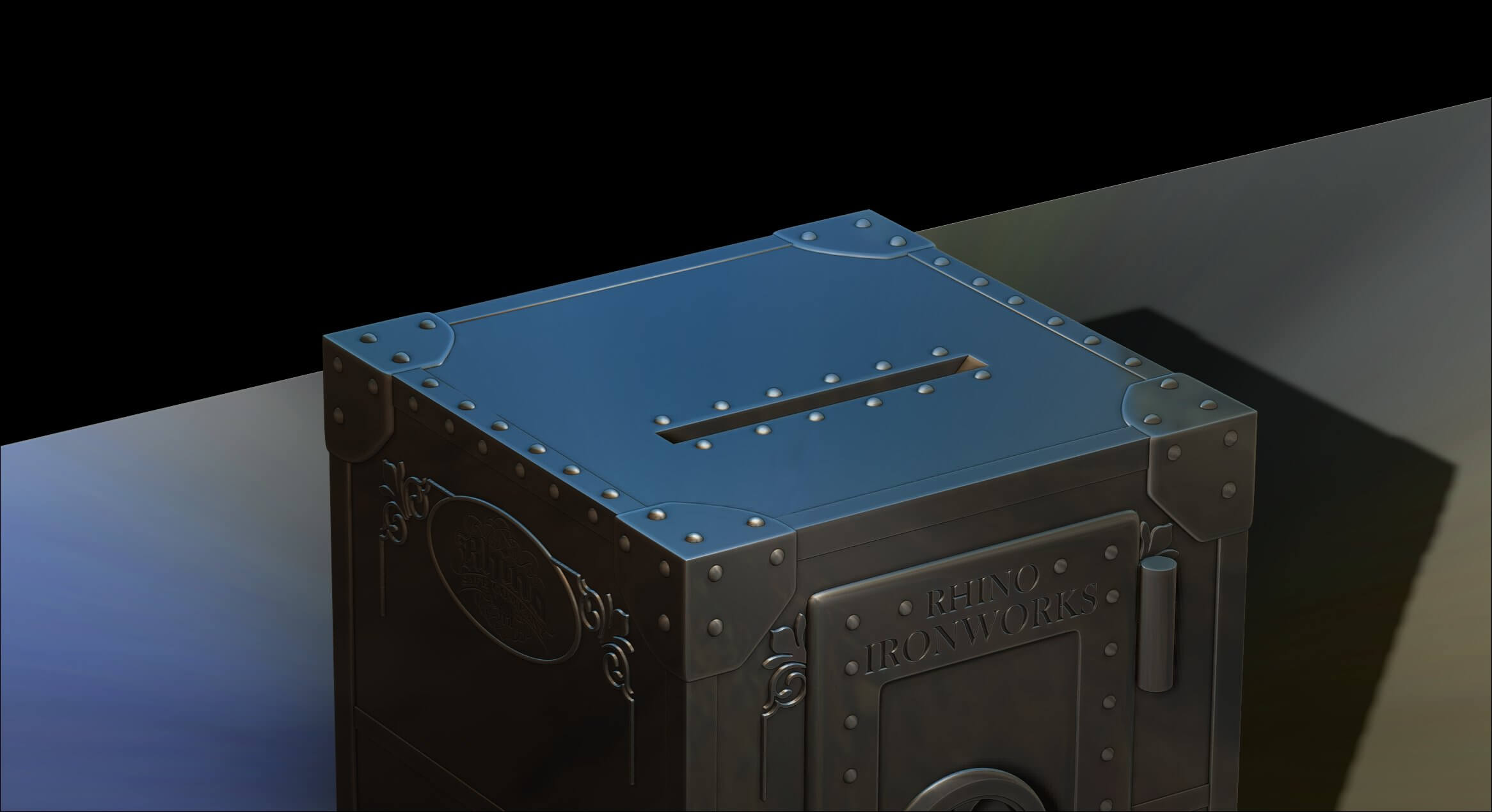 Money Box Safe - 3D Model by Cody3D