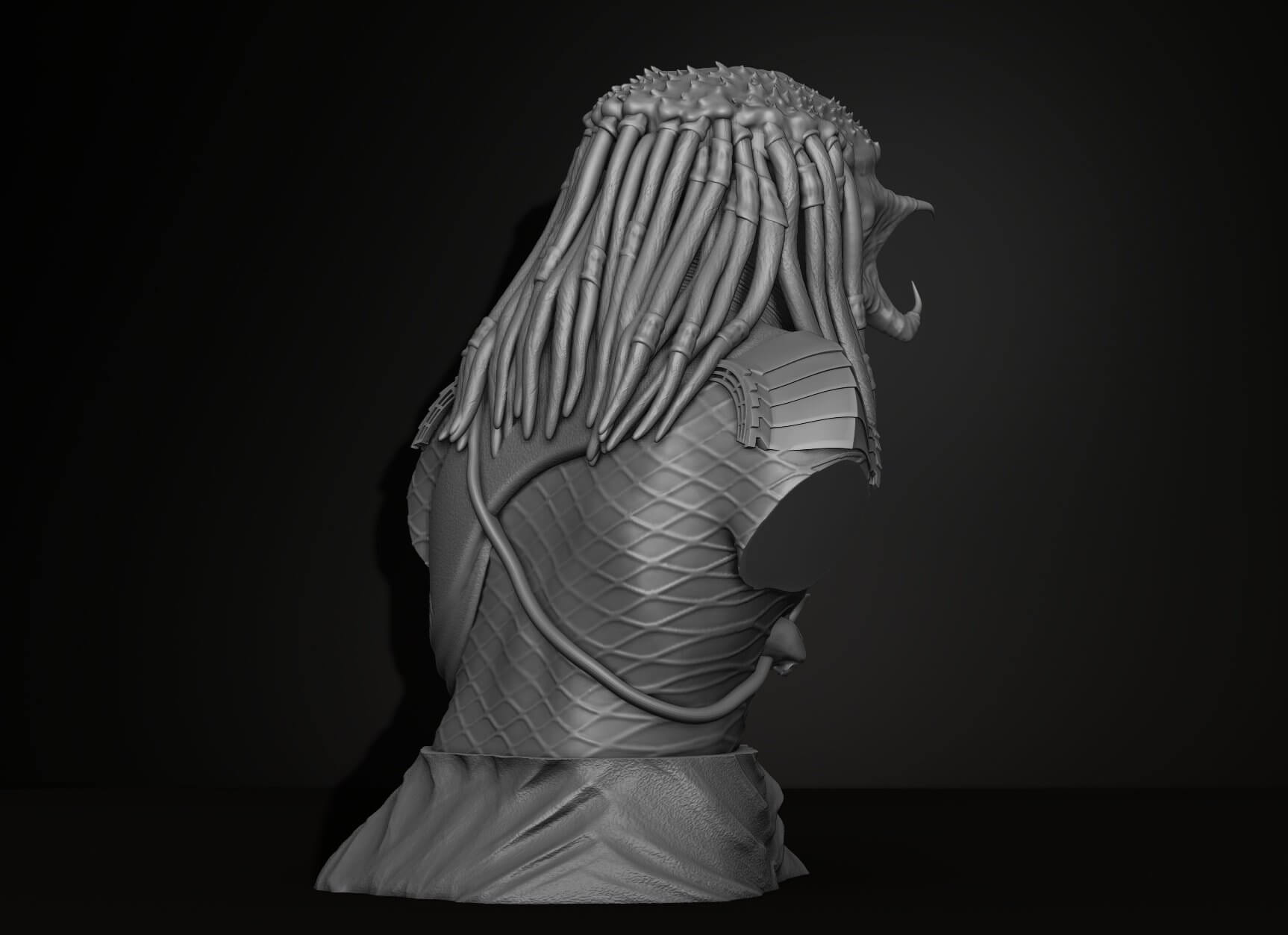 Predator Bust - 3D Model by Cody3D