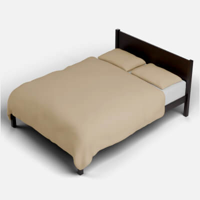 Basic Double Bed - 3D Model by Coeptum