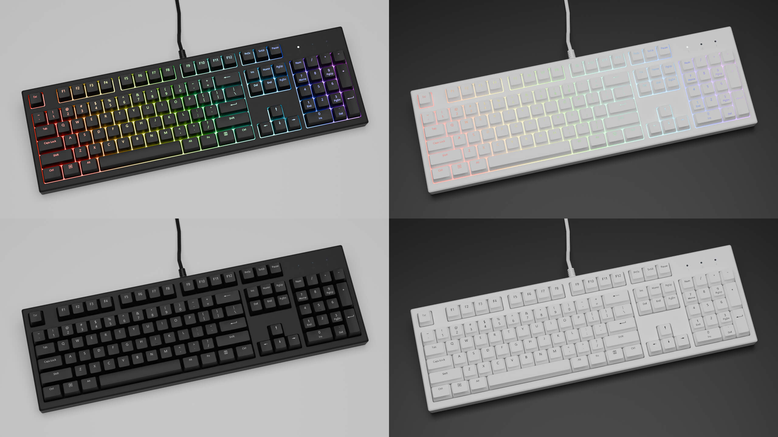 Mechanical Keyboard - 3D Model by Coeptum