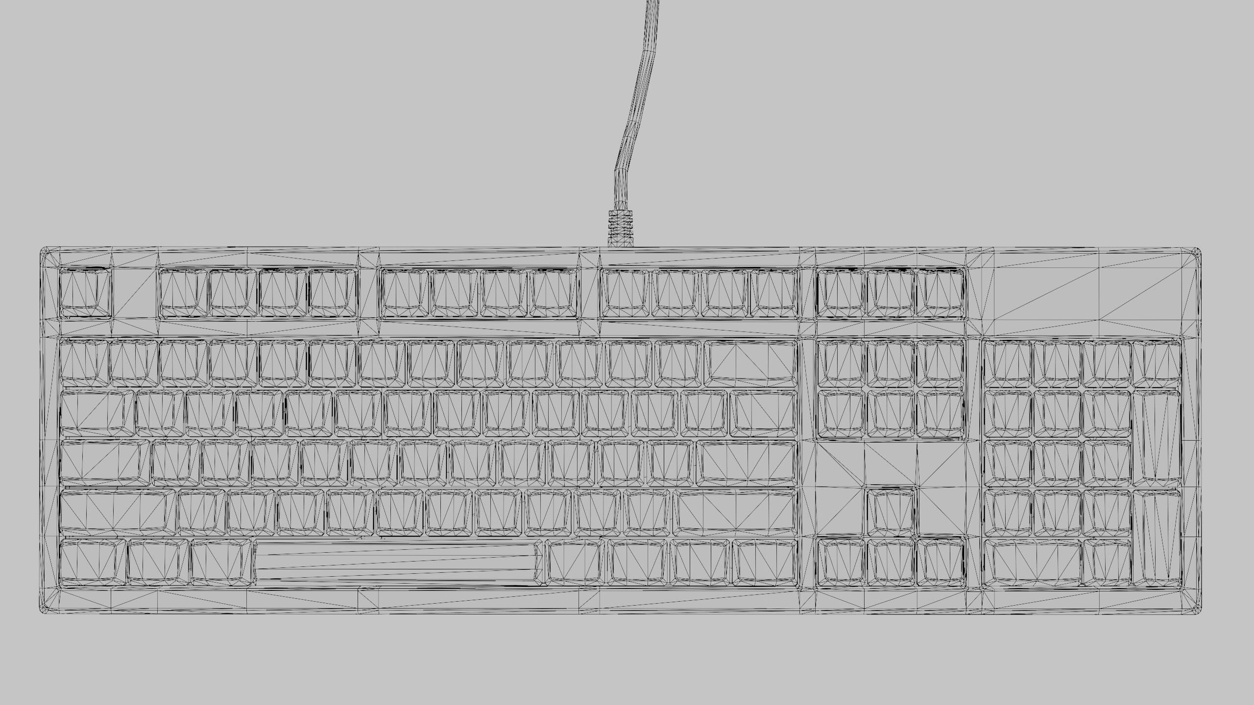 Mechanical Keyboard - 3D Model by Coeptum