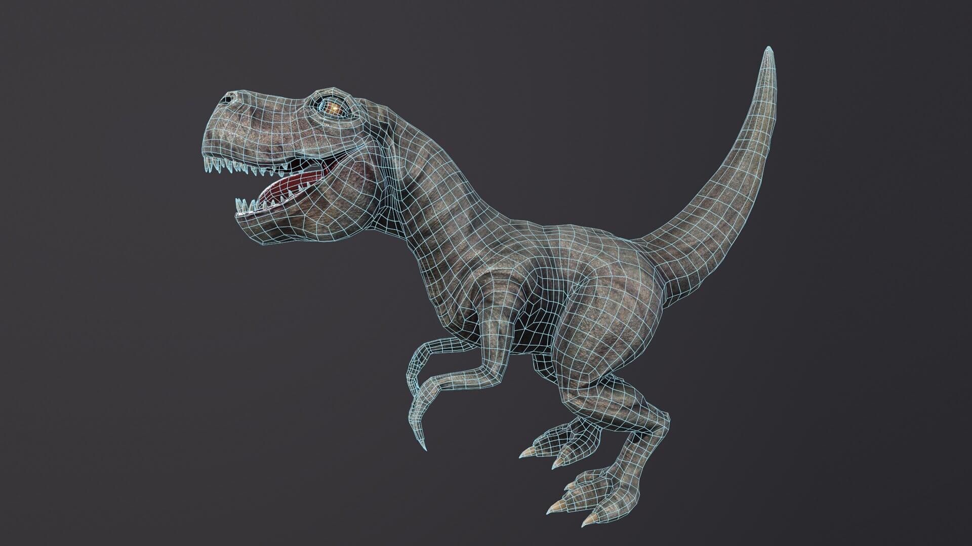 Dinosaur - 3D Model by Coffeemill
