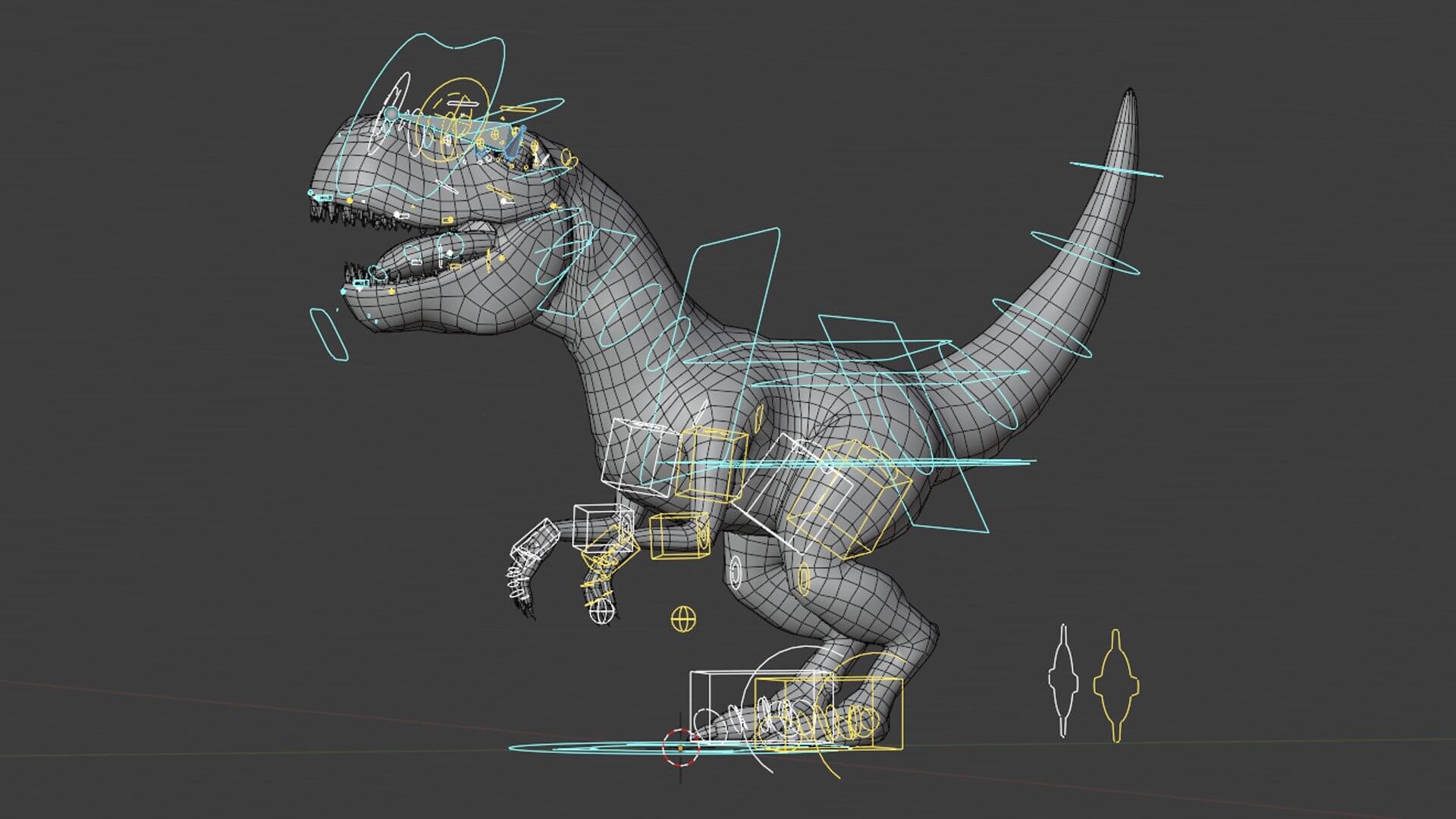 Dinosaur - 3D Model by Coffeemill