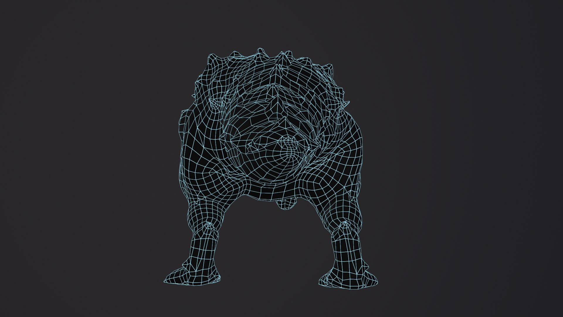 Hell Dog Monster - 3D Model by Coffeemill