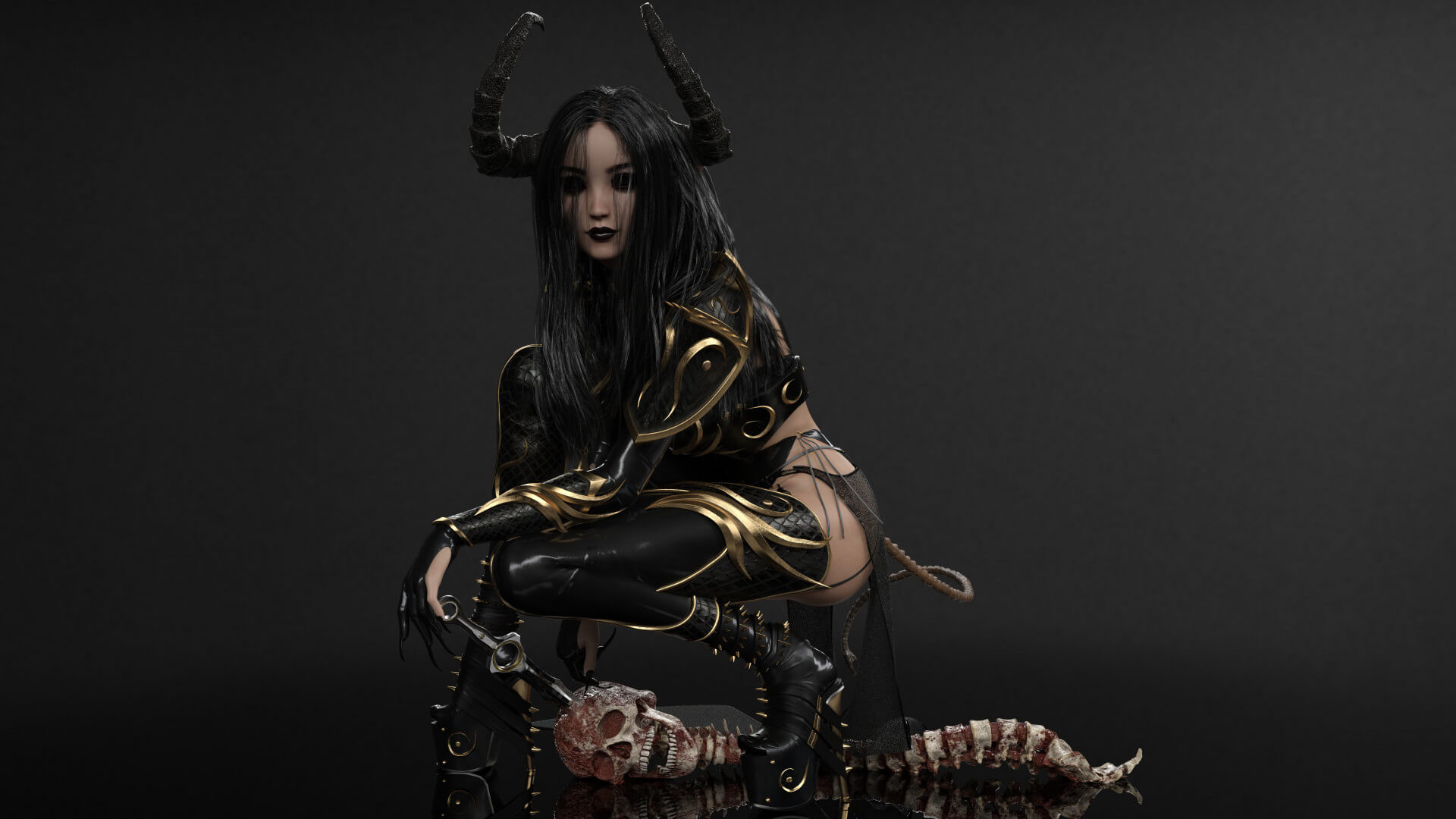 Daemoness Desktop by ColeMcKay | RenderHub Wallpapers