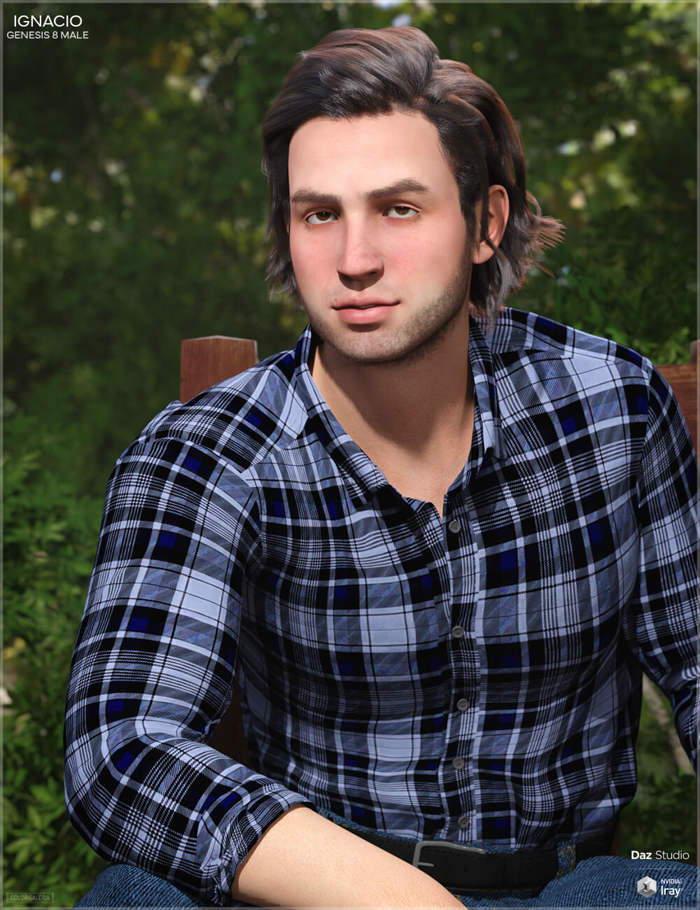 CGI Ignacio for Genesis 8 Male - Daz Content by ColorGaleria