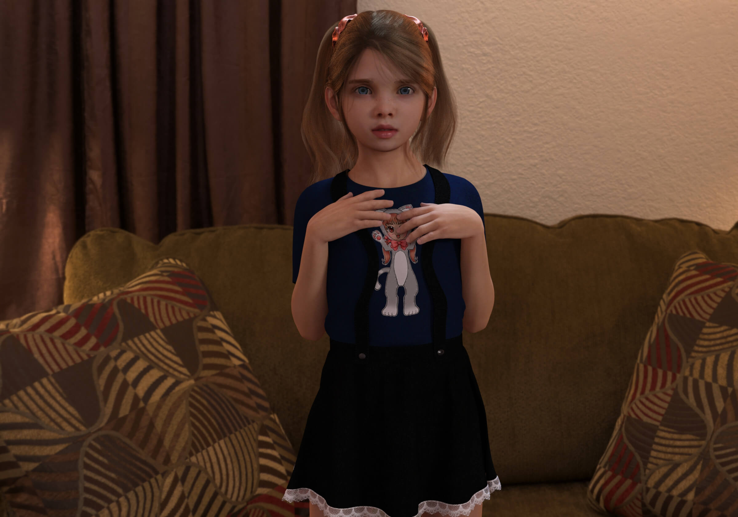 Younger Amanda 3D Render Digital Art By Coltone Younger Amanda 3D Render Digital Art By Coltone