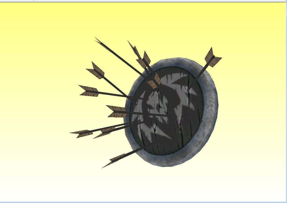 Arrows and Target - 3D Model by combo