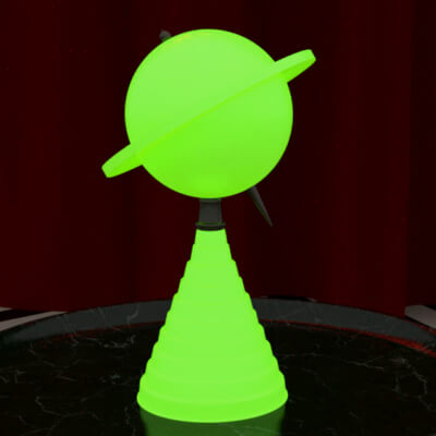 World's Fair Saturn Lamp from the Red Room Collection - Daz Content by ...