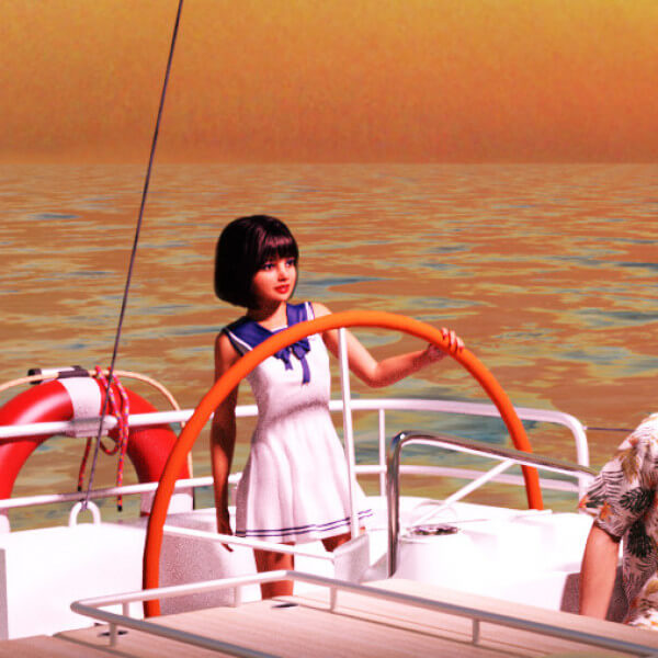 Sailor Rainbow 3D Render | RenderHub Gallery