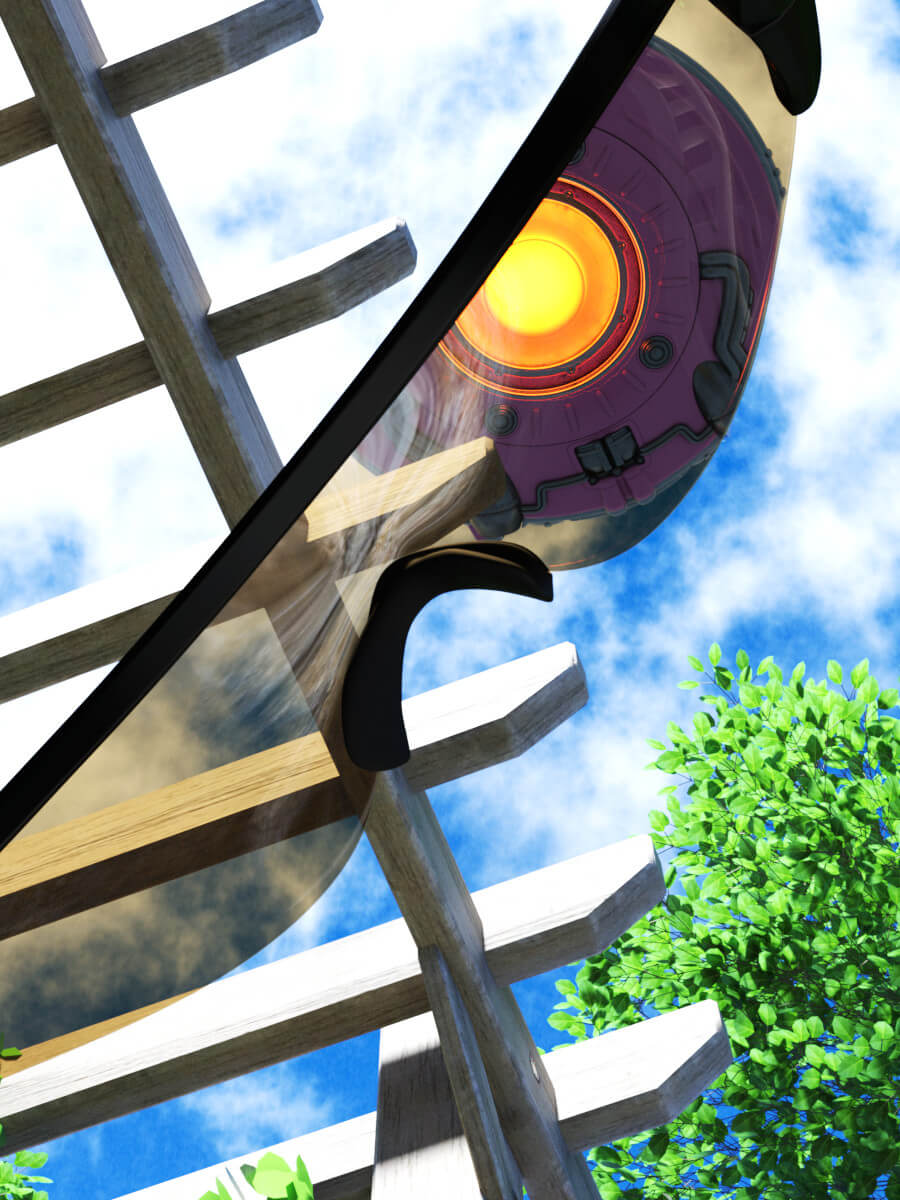 Lucky Lori and her Funny Sky Bug 3D Render | RenderHub Gallery