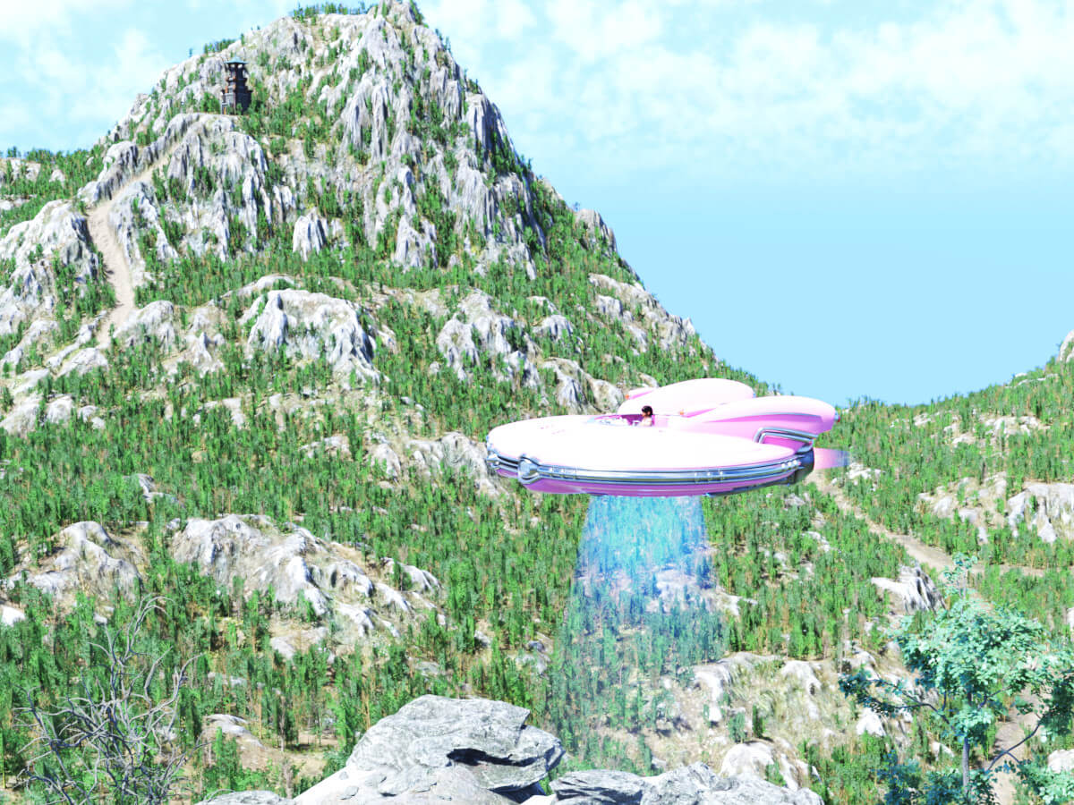 Lucky Lori and her Funny Sky Bug 3D Render | RenderHub Gallery