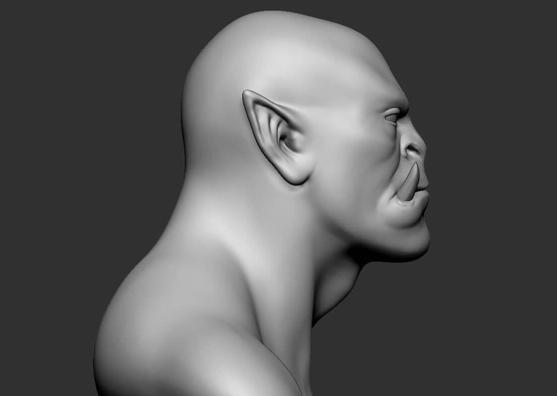 3d Orc Face