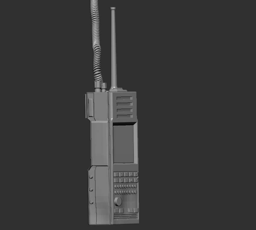 Tactical Radio - Free 3D Model by cordalive
